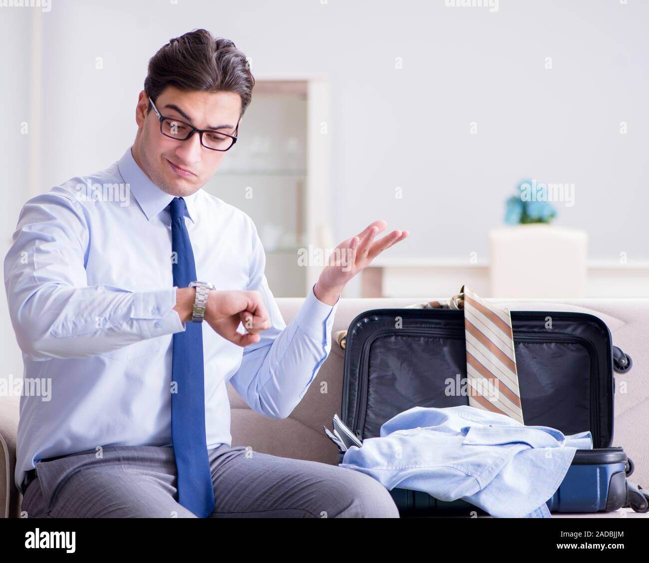 Neatly packed suitcase hi-res stock photography and images - Alamy
