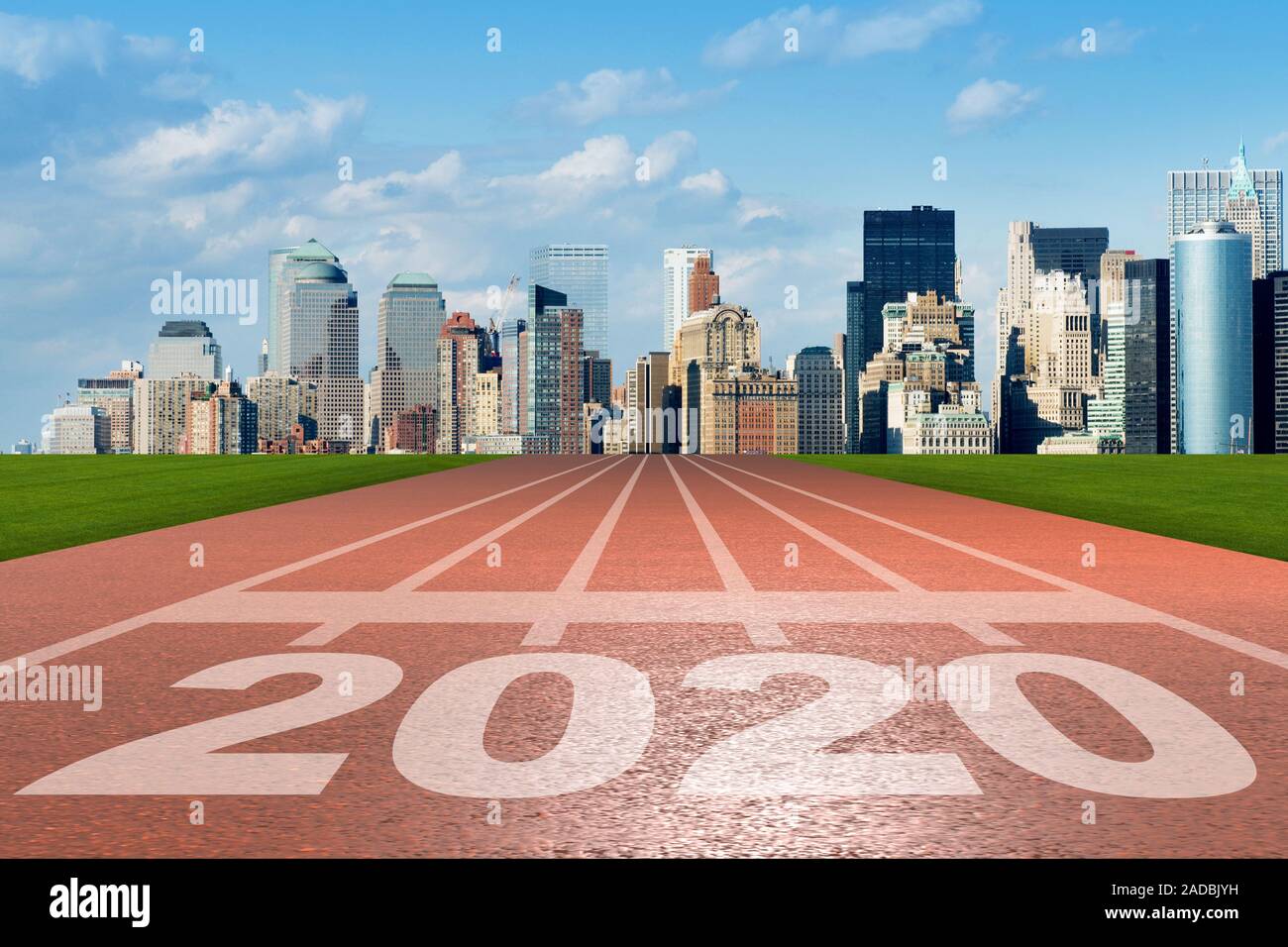 2020 concept time line hi-res stock photography and images - Alamy