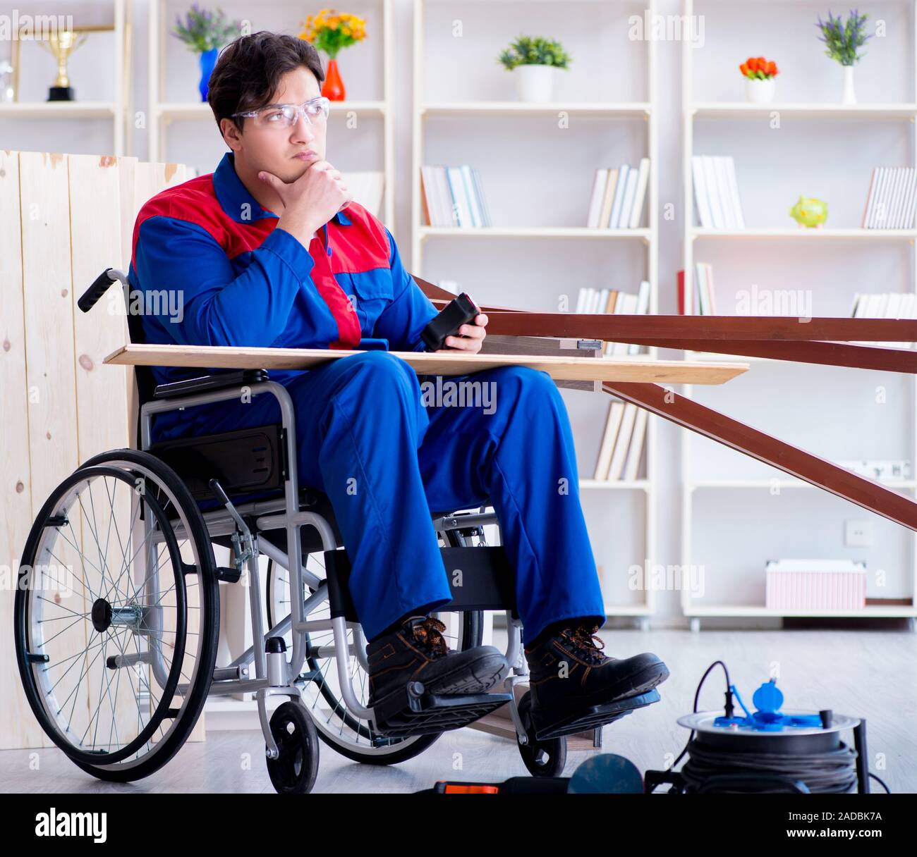 Workshop for the handicapped hi-res stock photography and images - Alamy