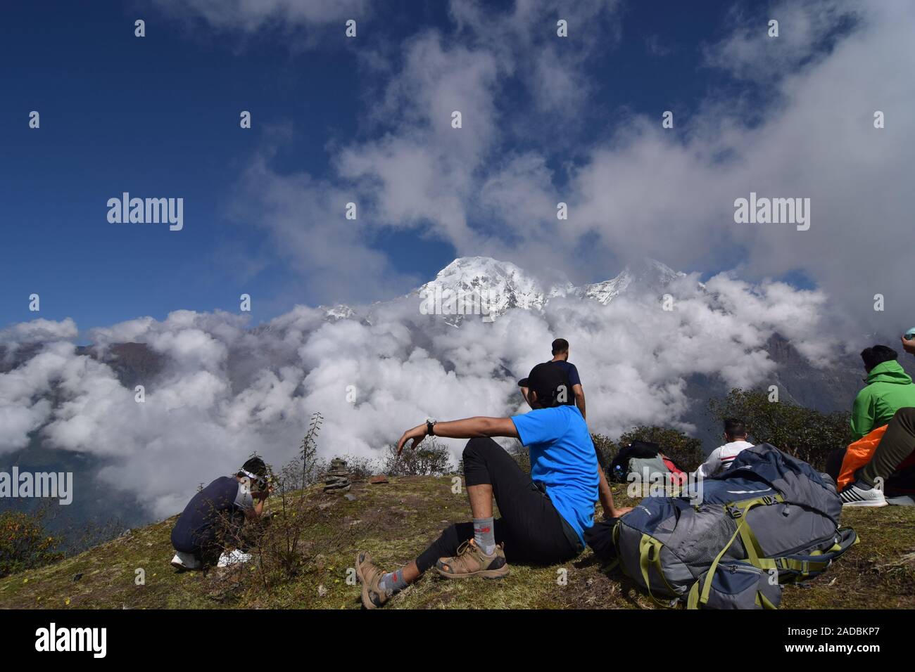 Mardi Himal Trek Nepal Stock Photo - Alamy