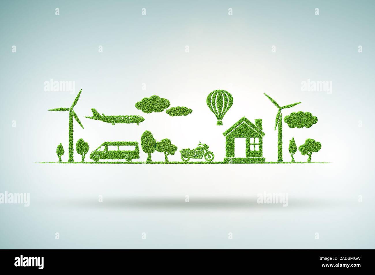 Clean energy and environment 3d rendering hi-res stock photography and ...