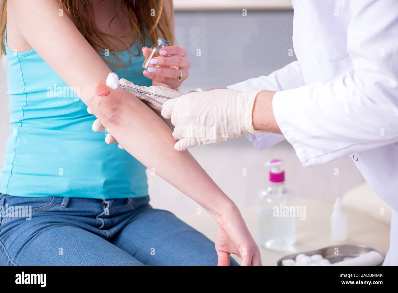 Scraped arm hi-res stock photography and images - Alamy