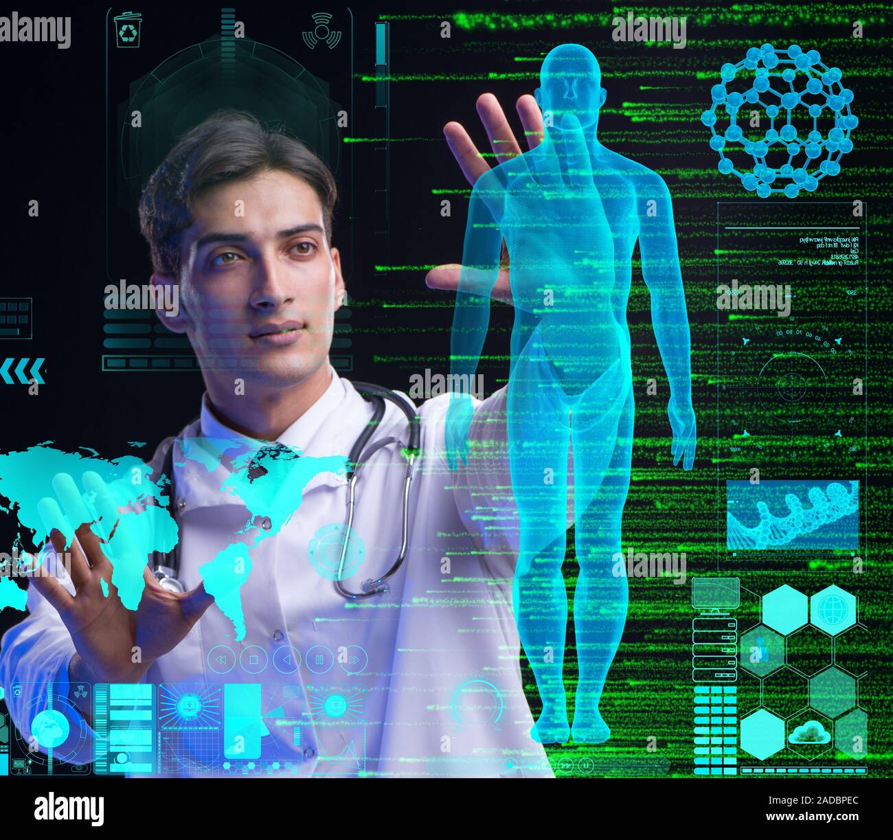 Doctor examining x r hi-res stock photography and images - Alamy