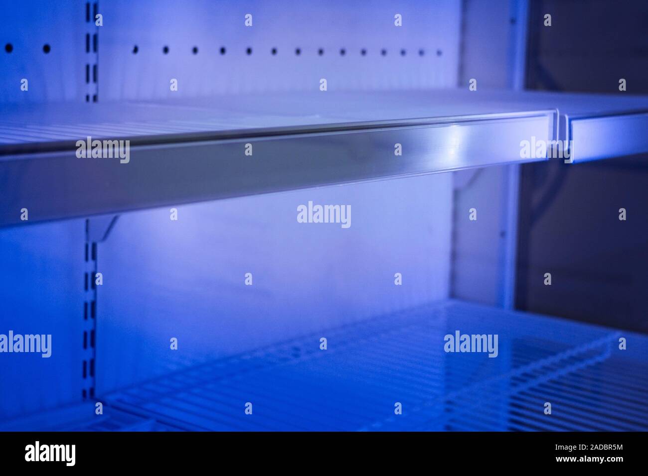 Empty Shelves Supermarket Fridge High Resolution Stock Photography and ...