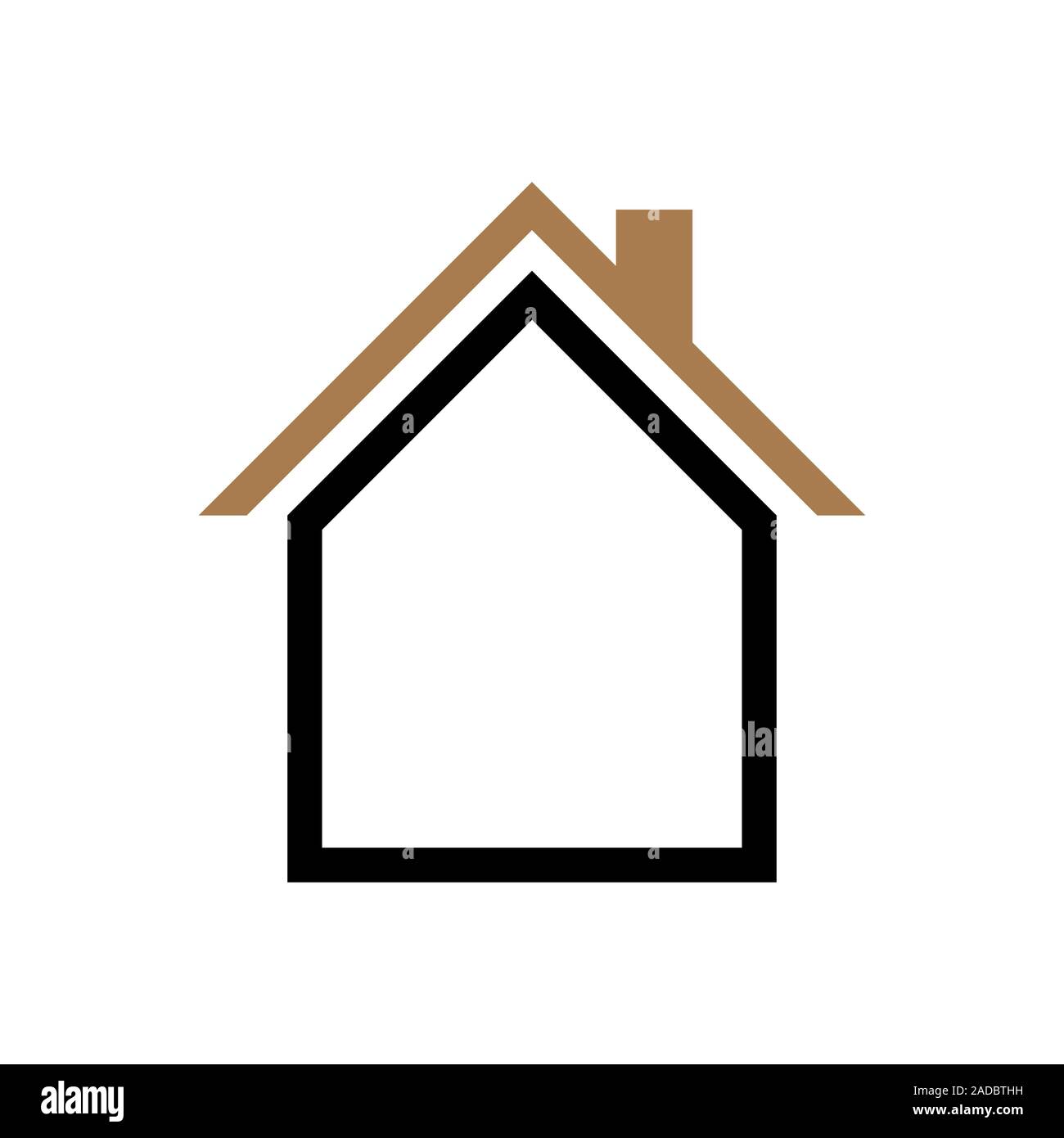 House icon Vector simple flat logo symbol Stock Vector Image & Art - Alamy