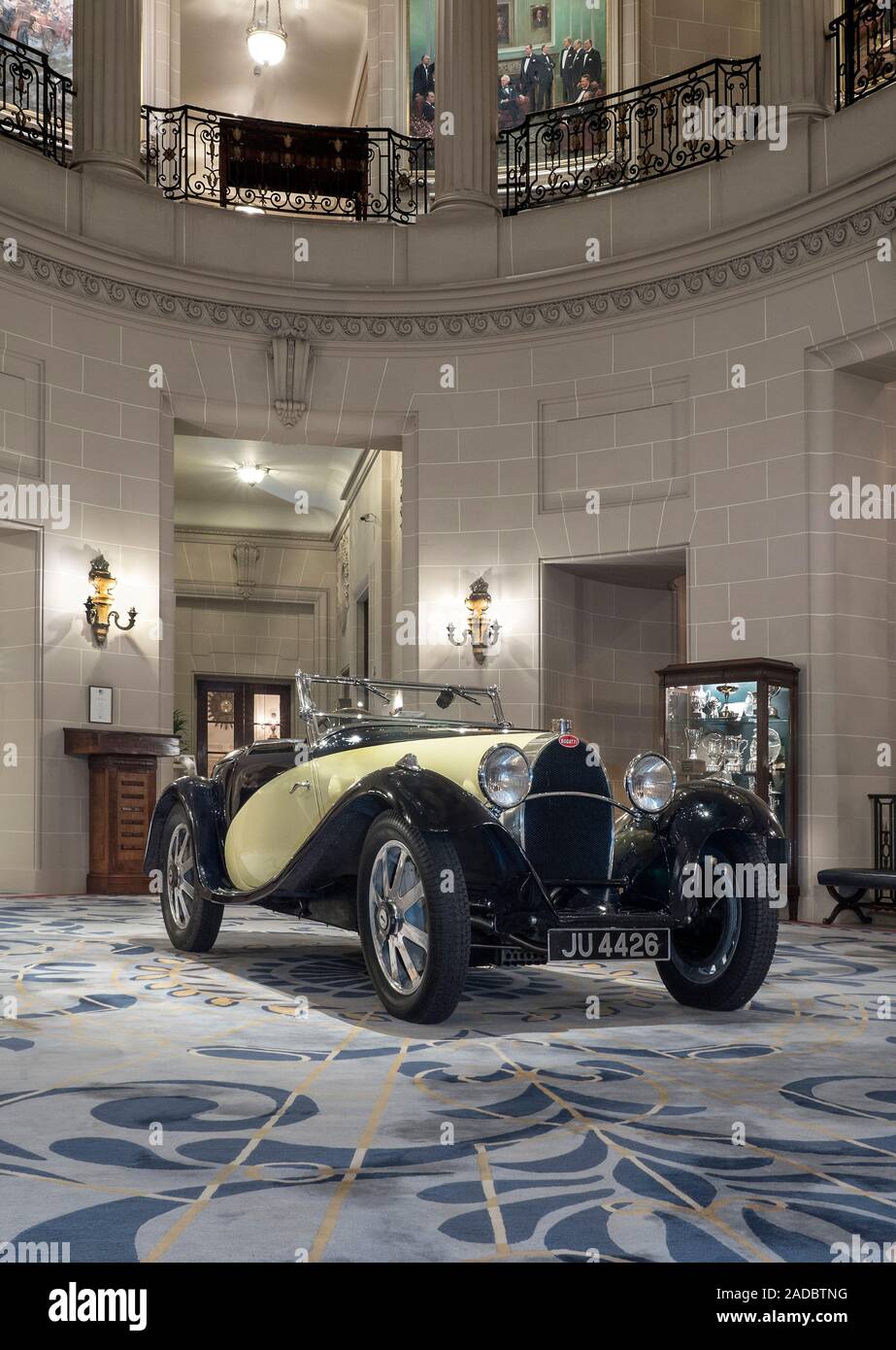 1932 Bugatti Type 55 Roadster on display at the Royal Automobile Club ...