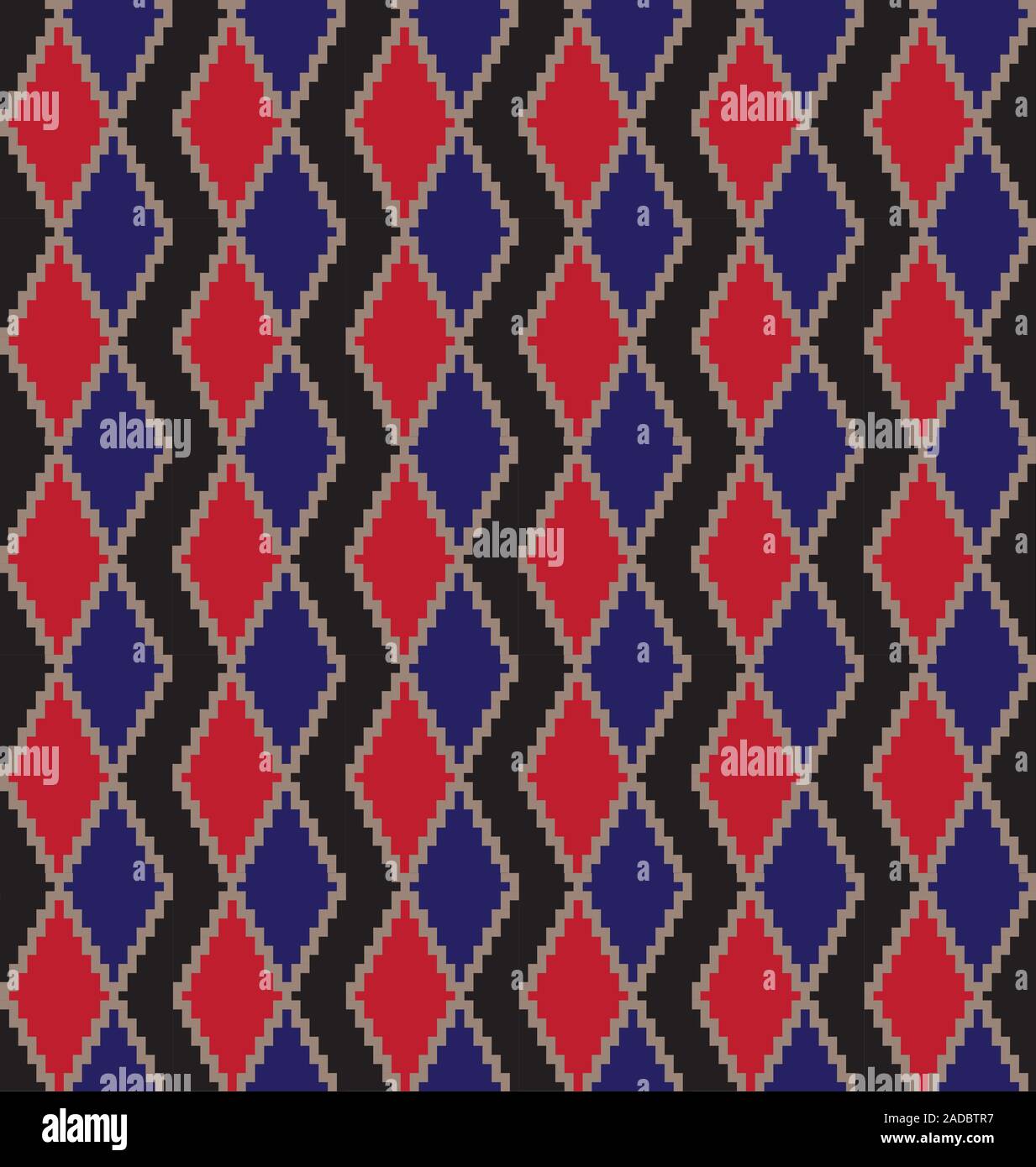 Classic Argyle Seamless Pattern - This is a classic argyle, diamond ...
