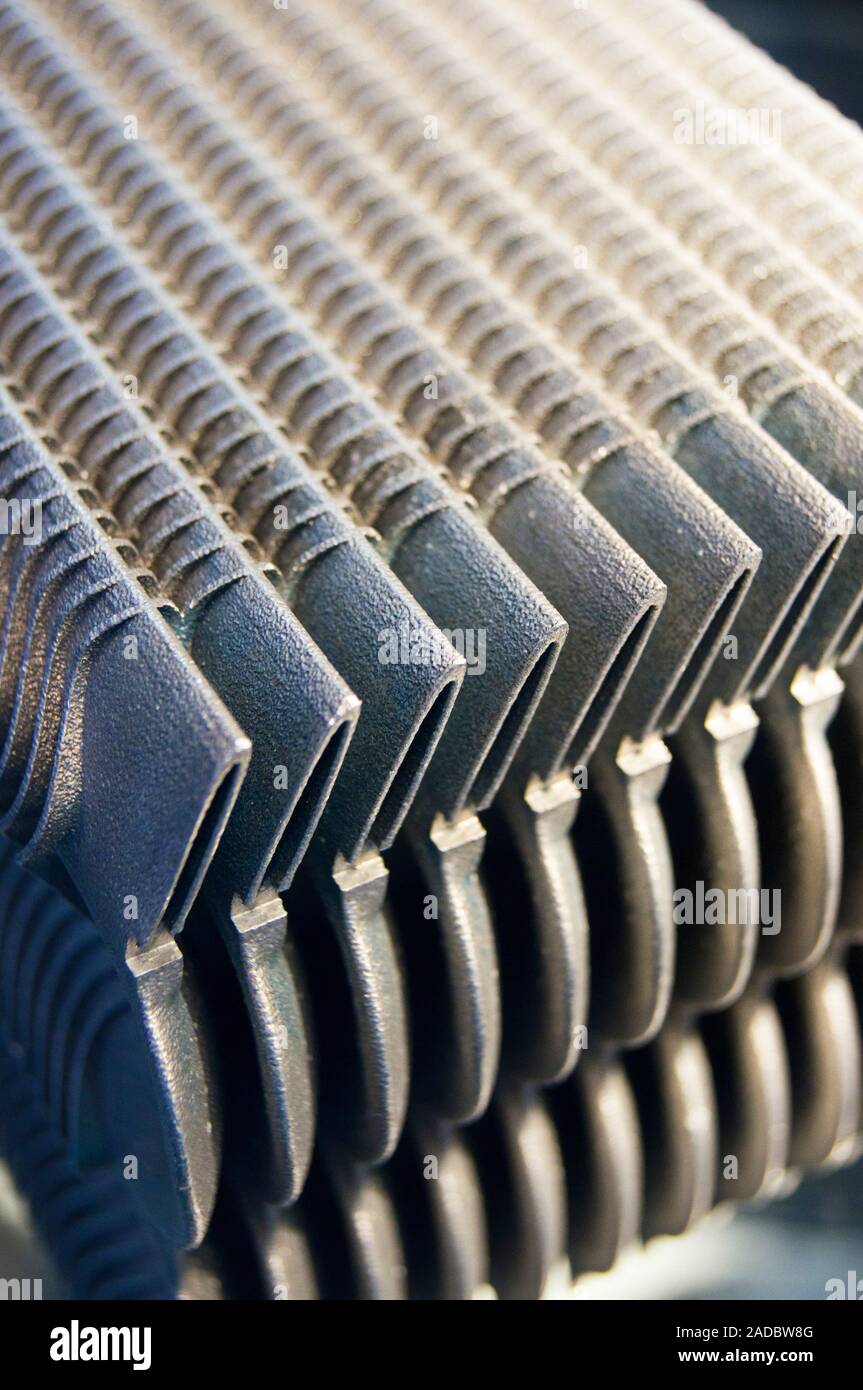 A complex aircraft component produced using the technique of additive ...