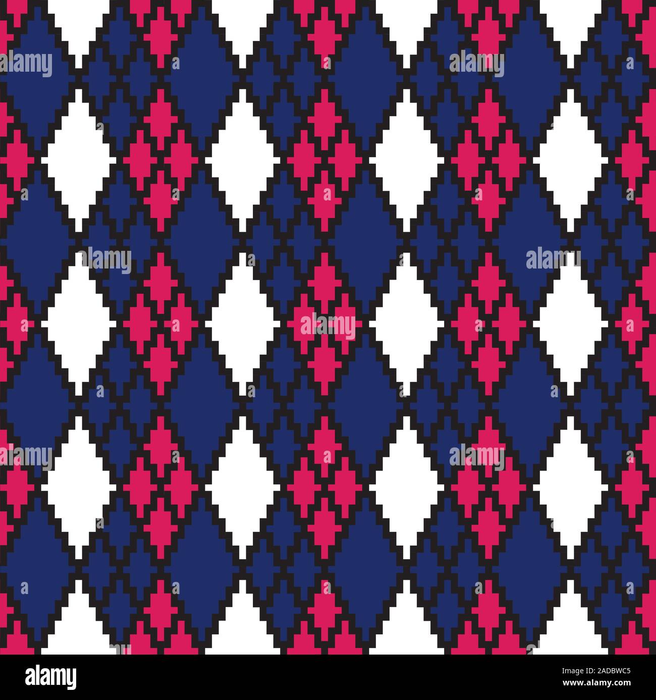 Classic Argyle Seamless Pattern - This is a classic argyle, diamond ...