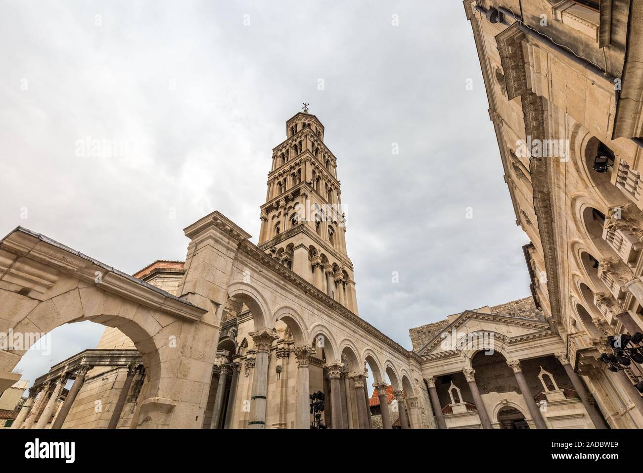 Beautiful old streets of Split, Croatia Stock Photo - Alamy