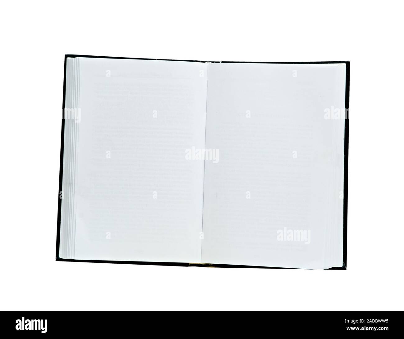 Open book isolated on white background Stock Photo - Alamy