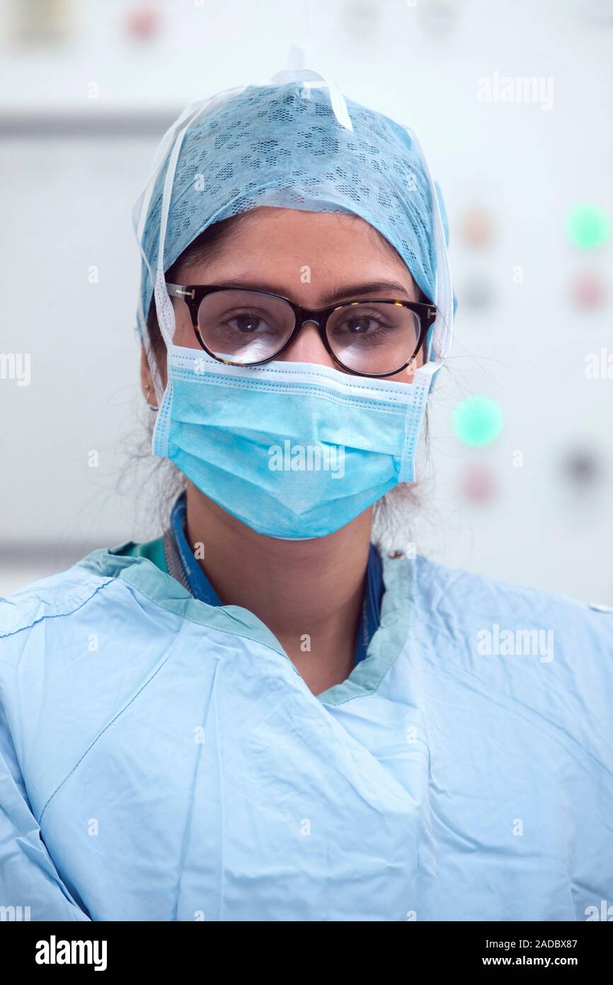 Surgeon in scrubs. Scrubs is the name given to the sanitary clothing ...