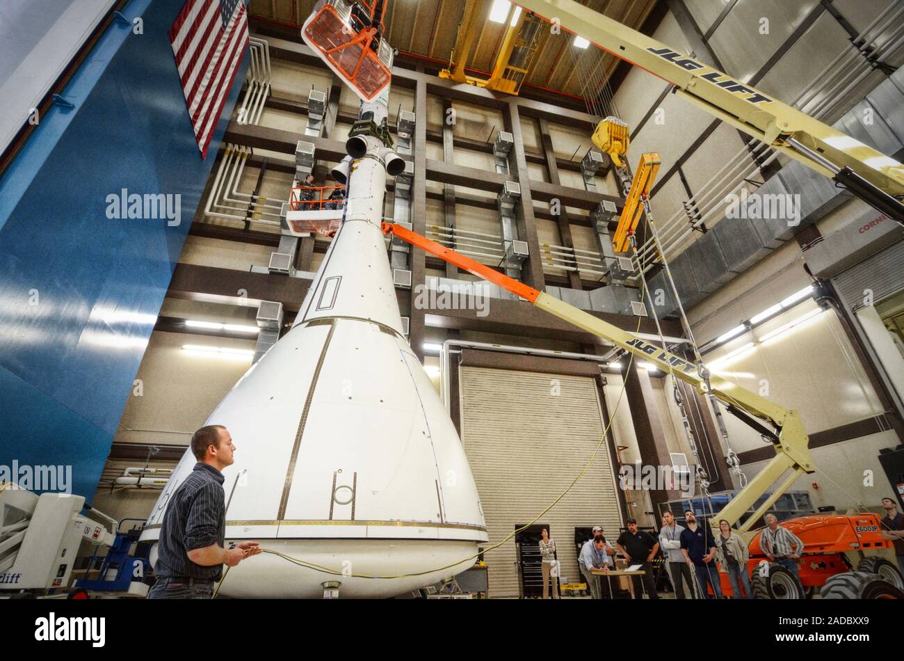 Orion launch abort system testing. Orion spacecraft ground test vehicle ...