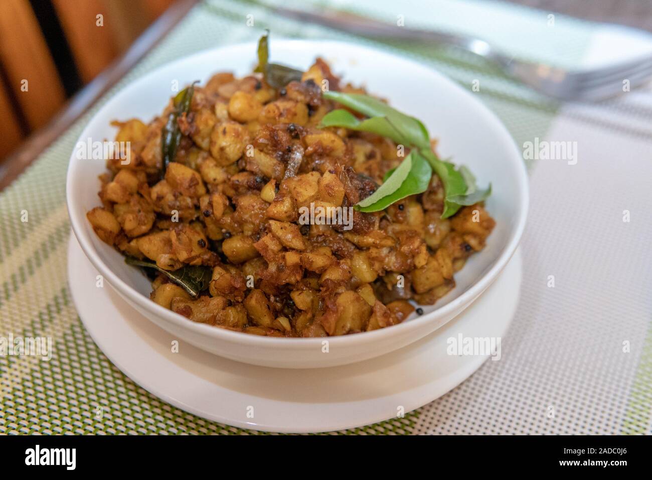 South Indian Food Being Served on Table in Fort Kochi, India Stock ...
