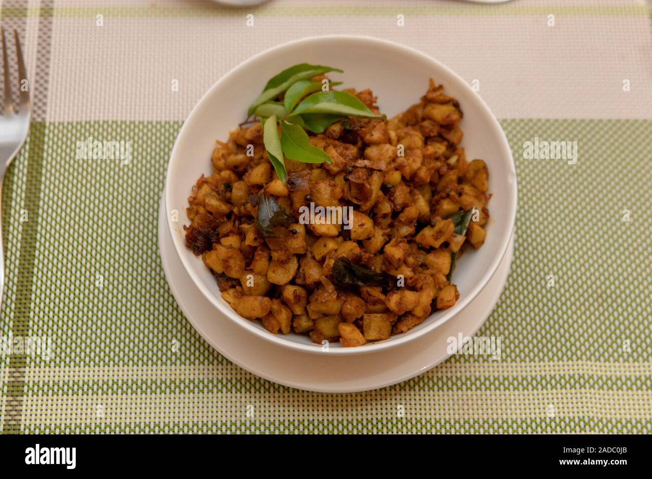 South Indian Food Being Served on Table in Fort Kochi, India Stock ...