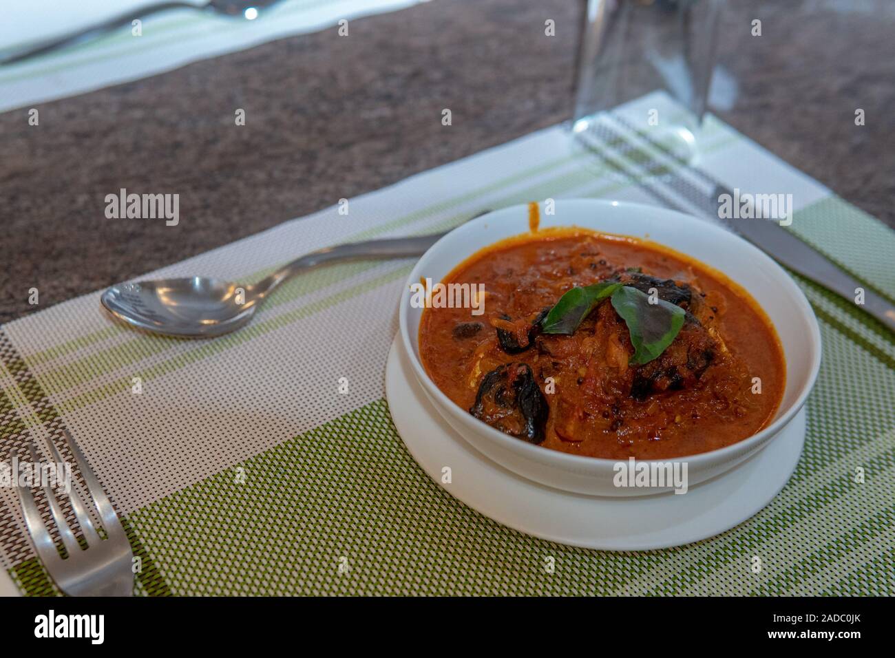 South Indian Food Being Served on Table in Fort Kochi, India Stock ...