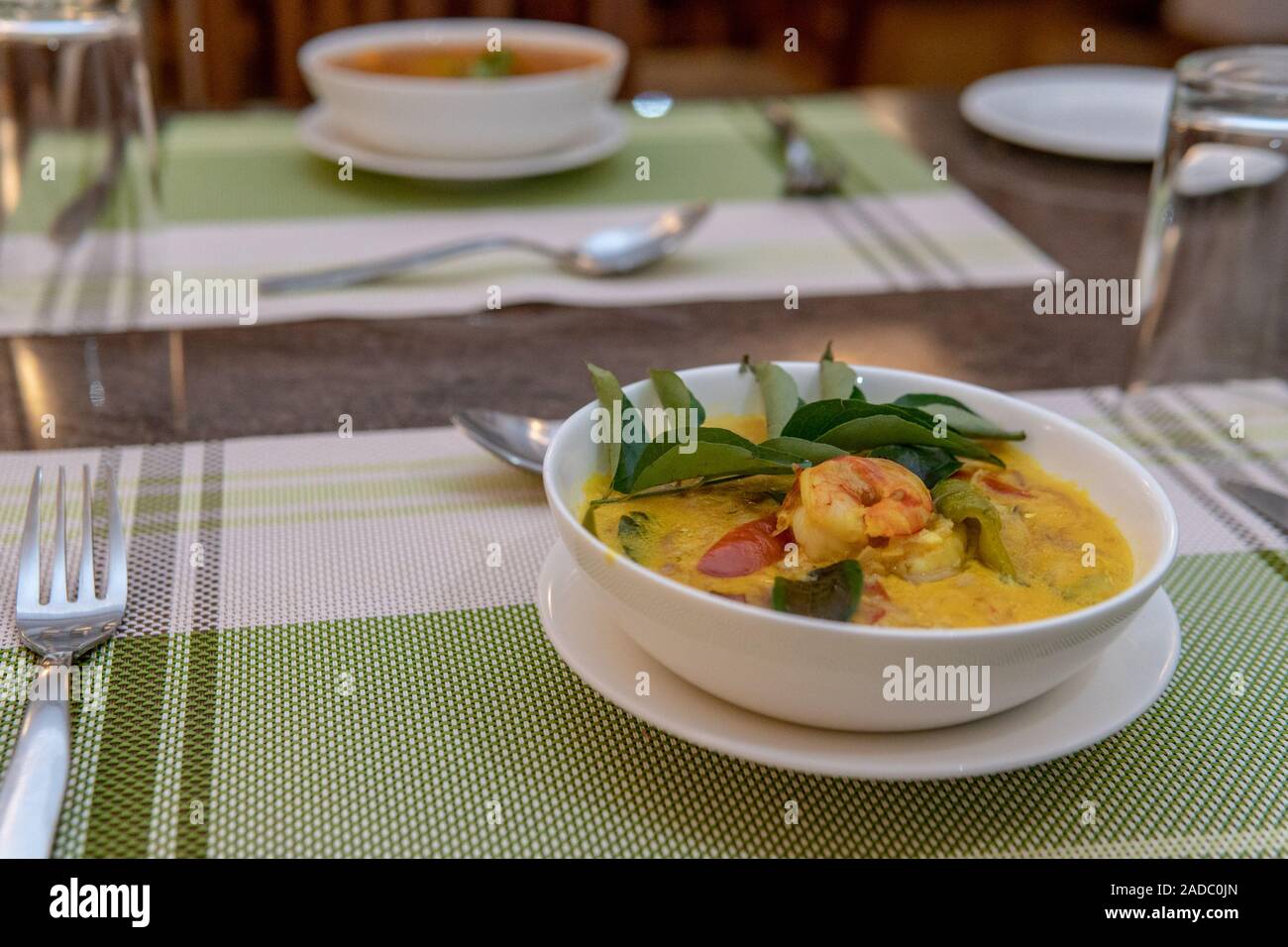 South Indian Food Being Served on Table in Fort Kochi, India Stock ...