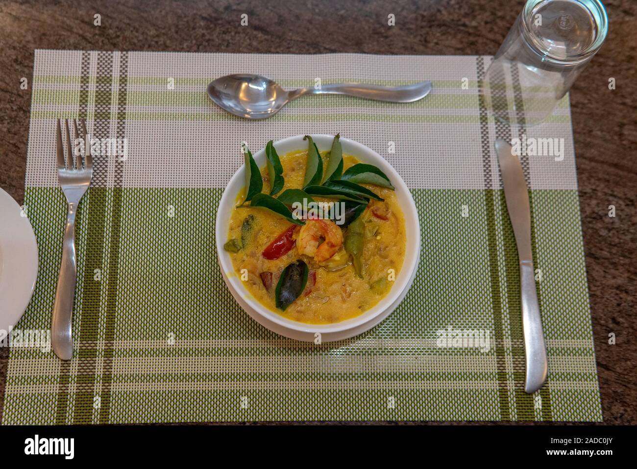 South Indian Food Being Served on Table in Fort Kochi, India Stock ...