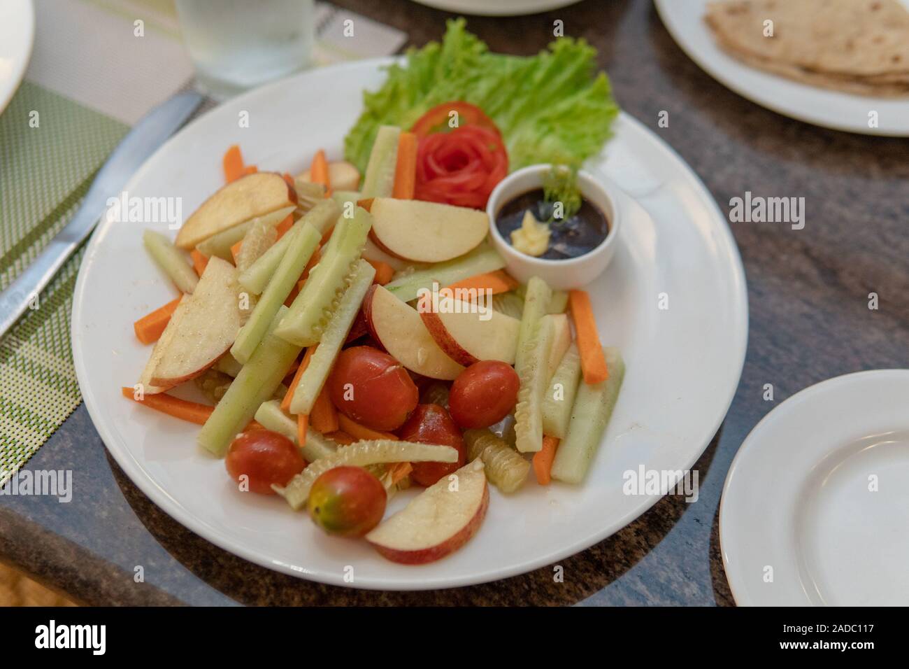South Indian Food Being Served on Table in Fort Kochi, India Stock ...