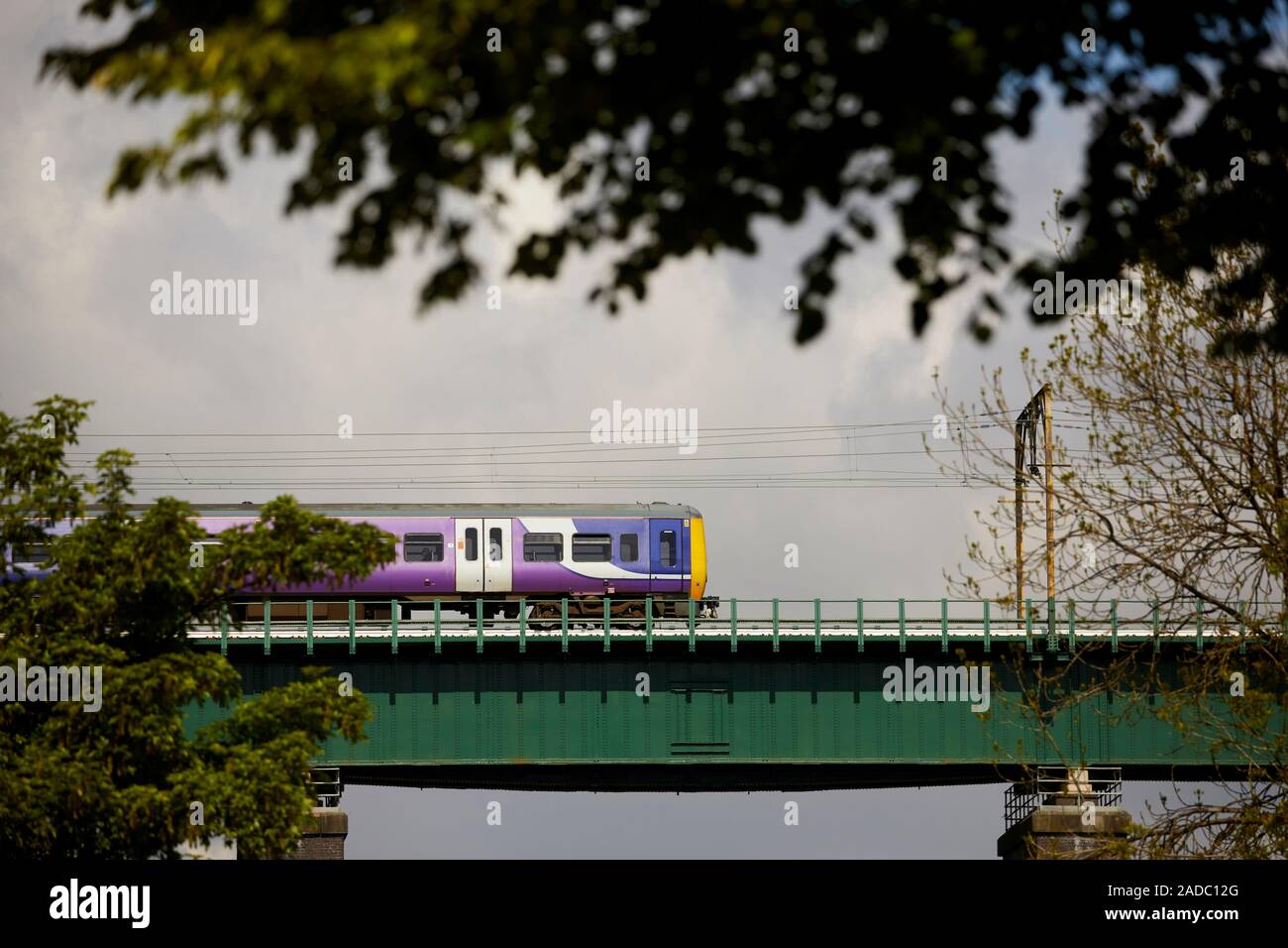 Glossop market town, the High Peak, Derbyshire, England. Dinting ...