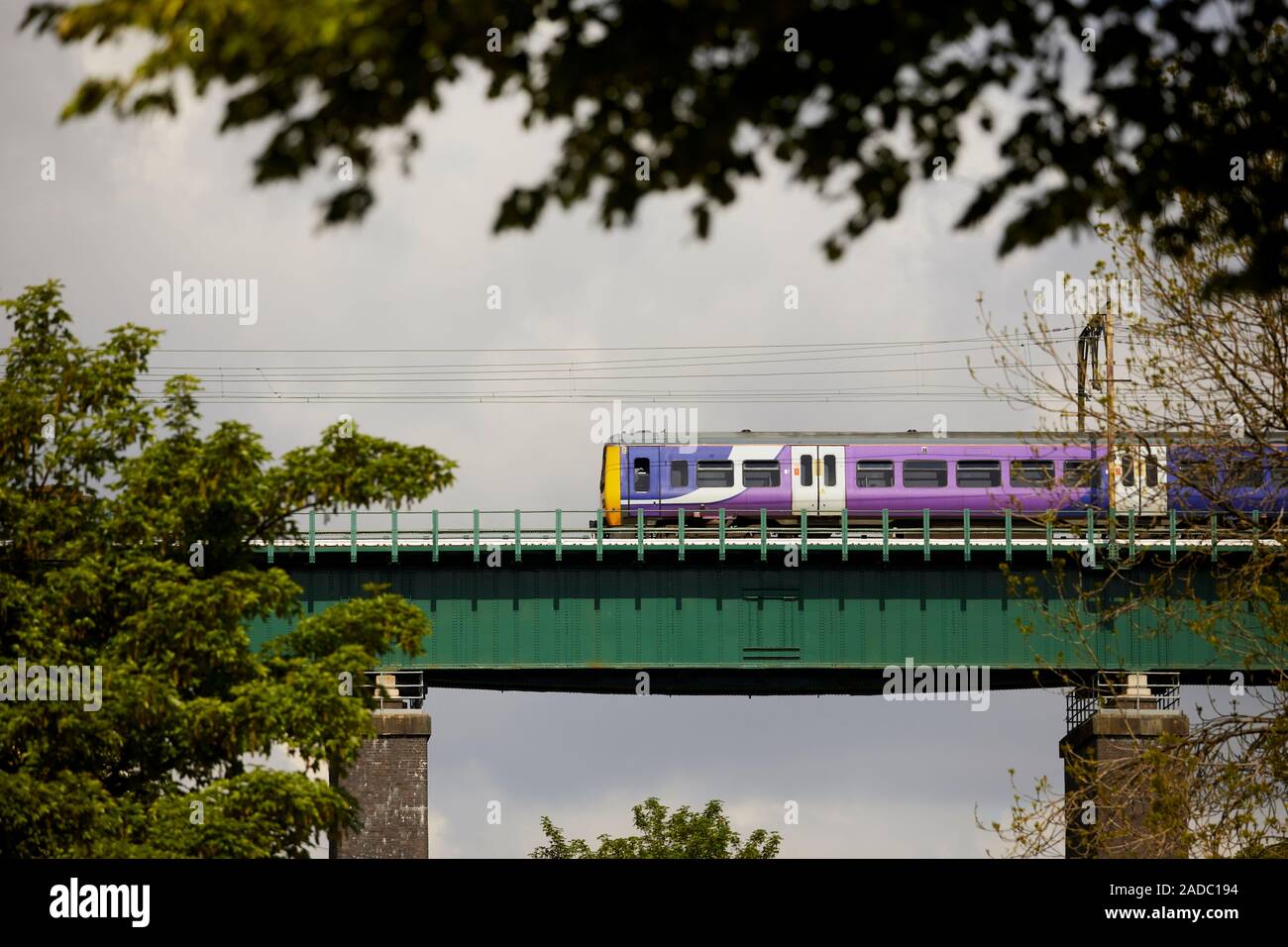 Glossop market town, the High Peak, Derbyshire, England. Dinting ...