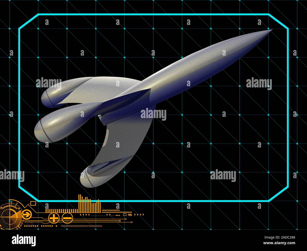 Moon rocket, cartoon Stock Photo - Alamy