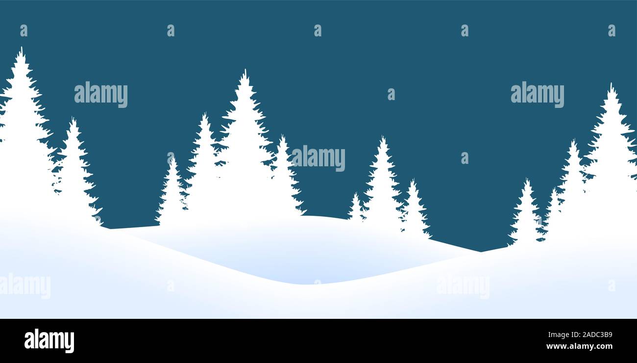 EPS 10 vector file showing christmas time nature landscape background ...