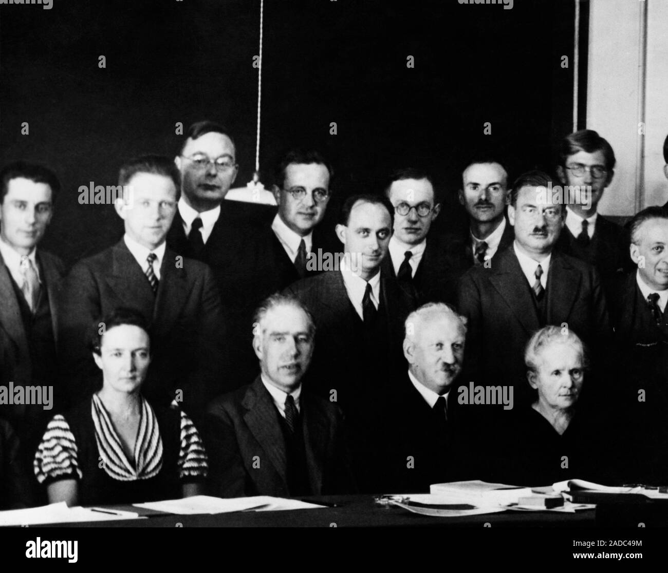 Seventh Solvay Conference, 1933. Some of the scientists at the Seventh ...