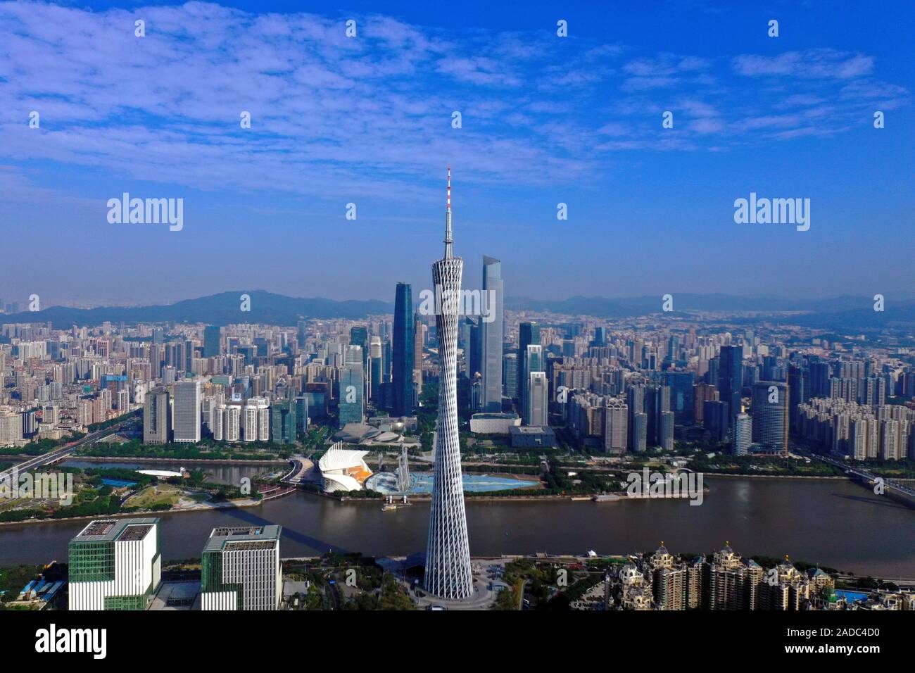 Guangzhou city, guangdong province, building scenery Stock Photo - Alamy