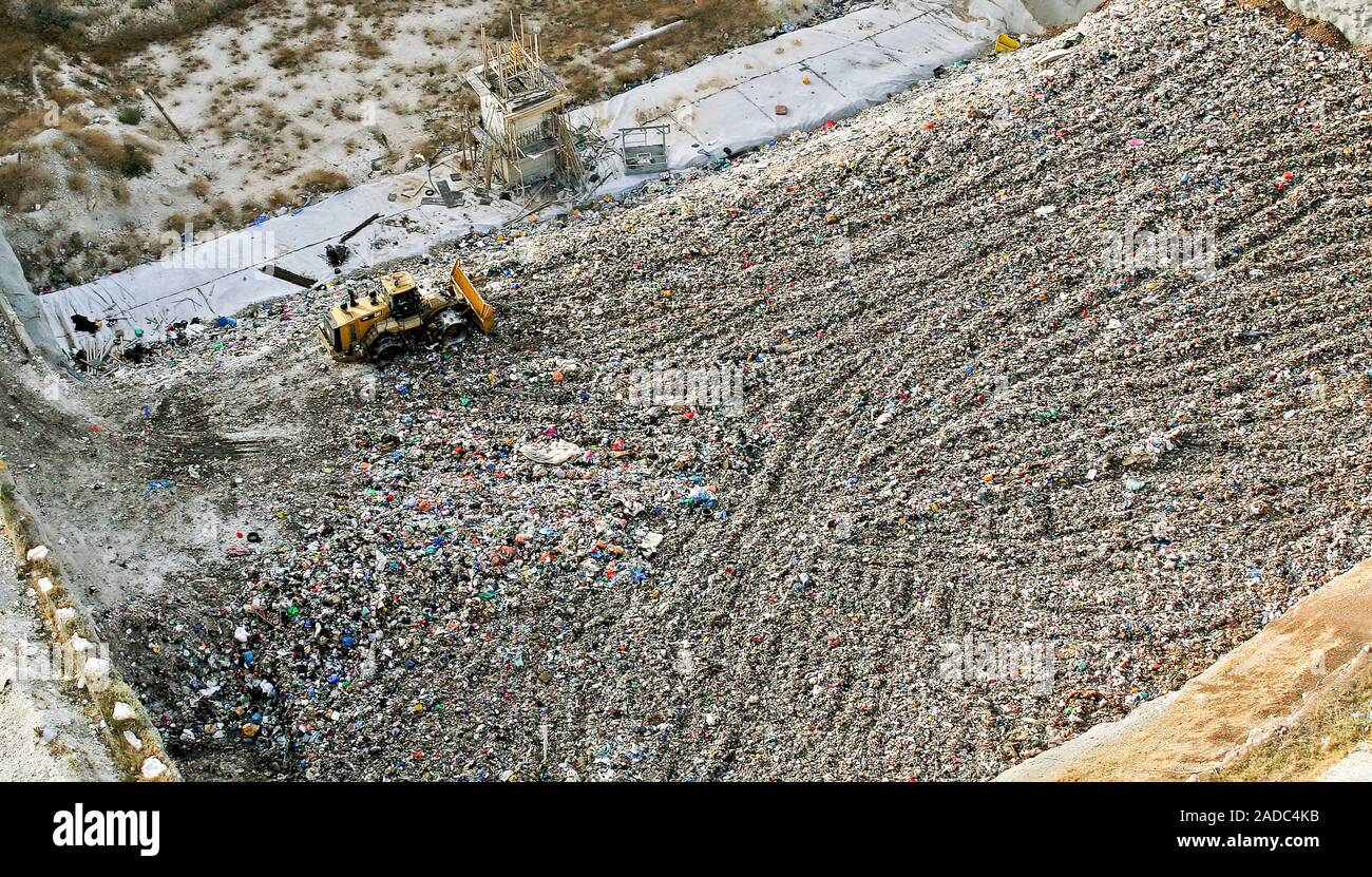 Aerial view of the Tamra landfill Galilee, Israel Stock Photo - Alamy
