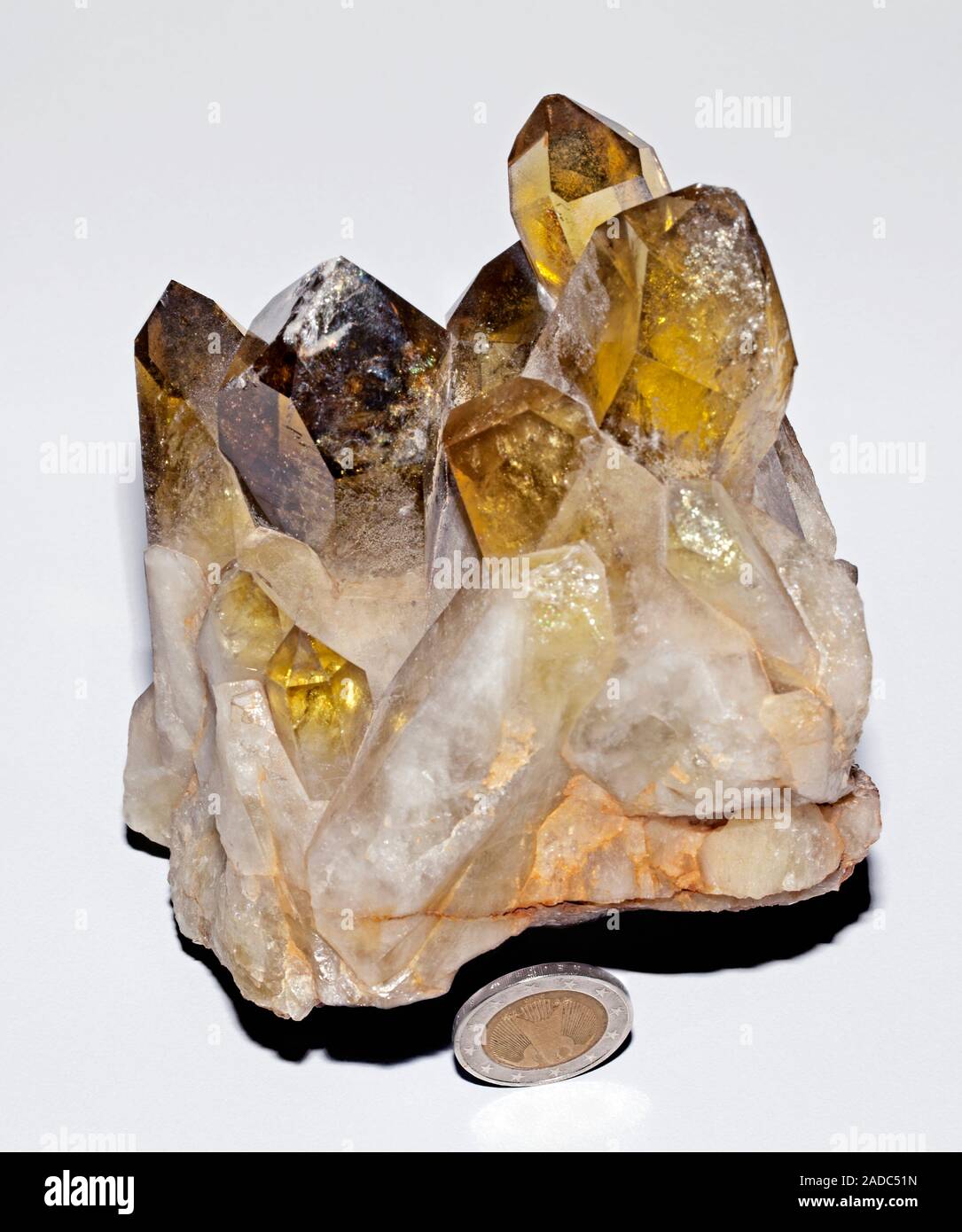 Citrine is a variety of the mineral Quartz (SiO2), ranging in color ...