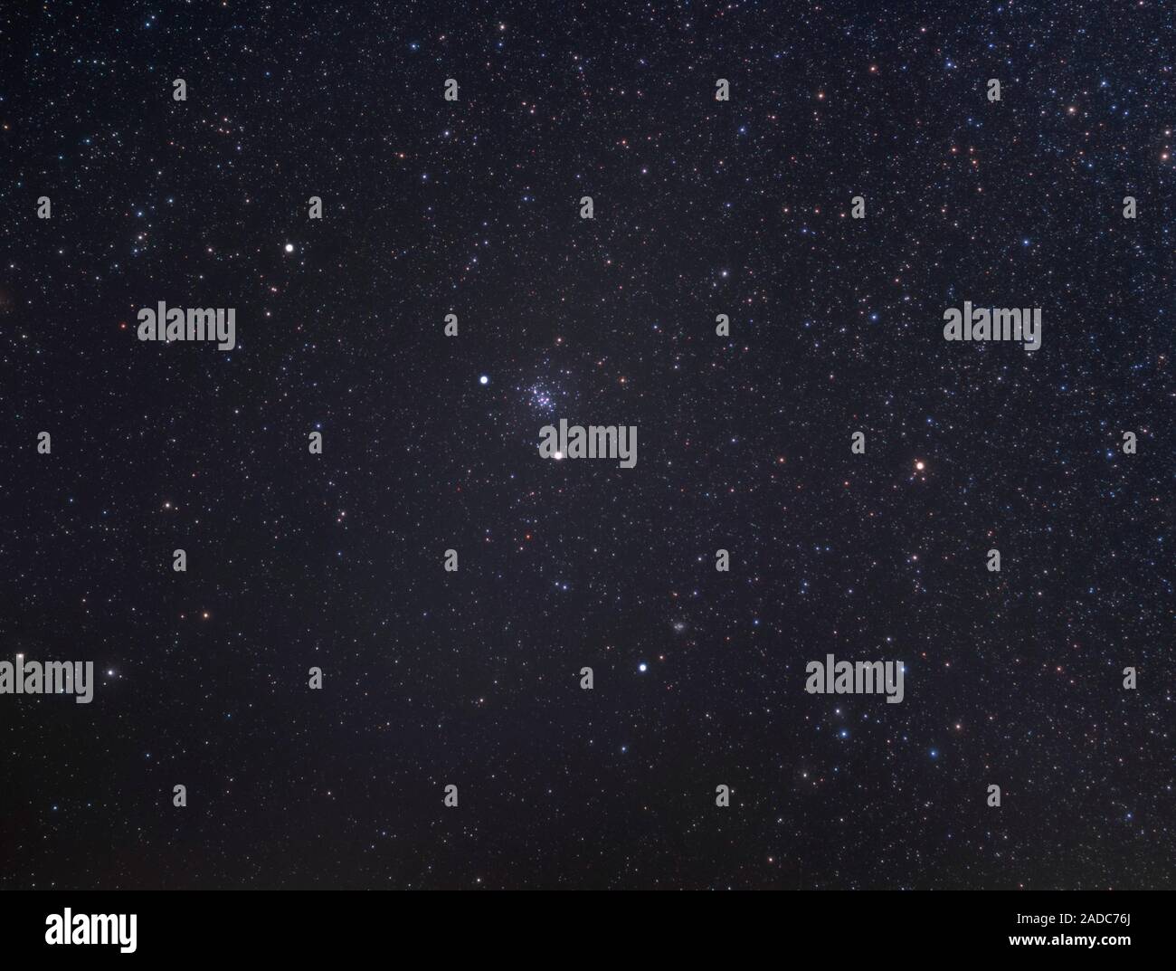 Cancer constellation. Optical image of Cancer, the Crab, a zodiacal ...
