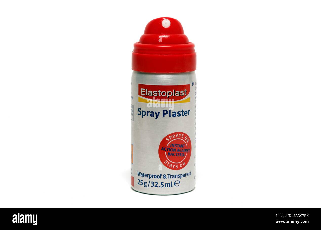Sprayable plaster in an aerosol can Stock Photo - Alamy