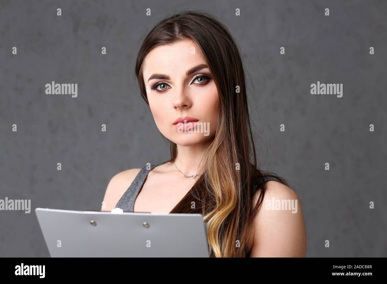 Beautiful european woman portrait Stock Photo - Alamy