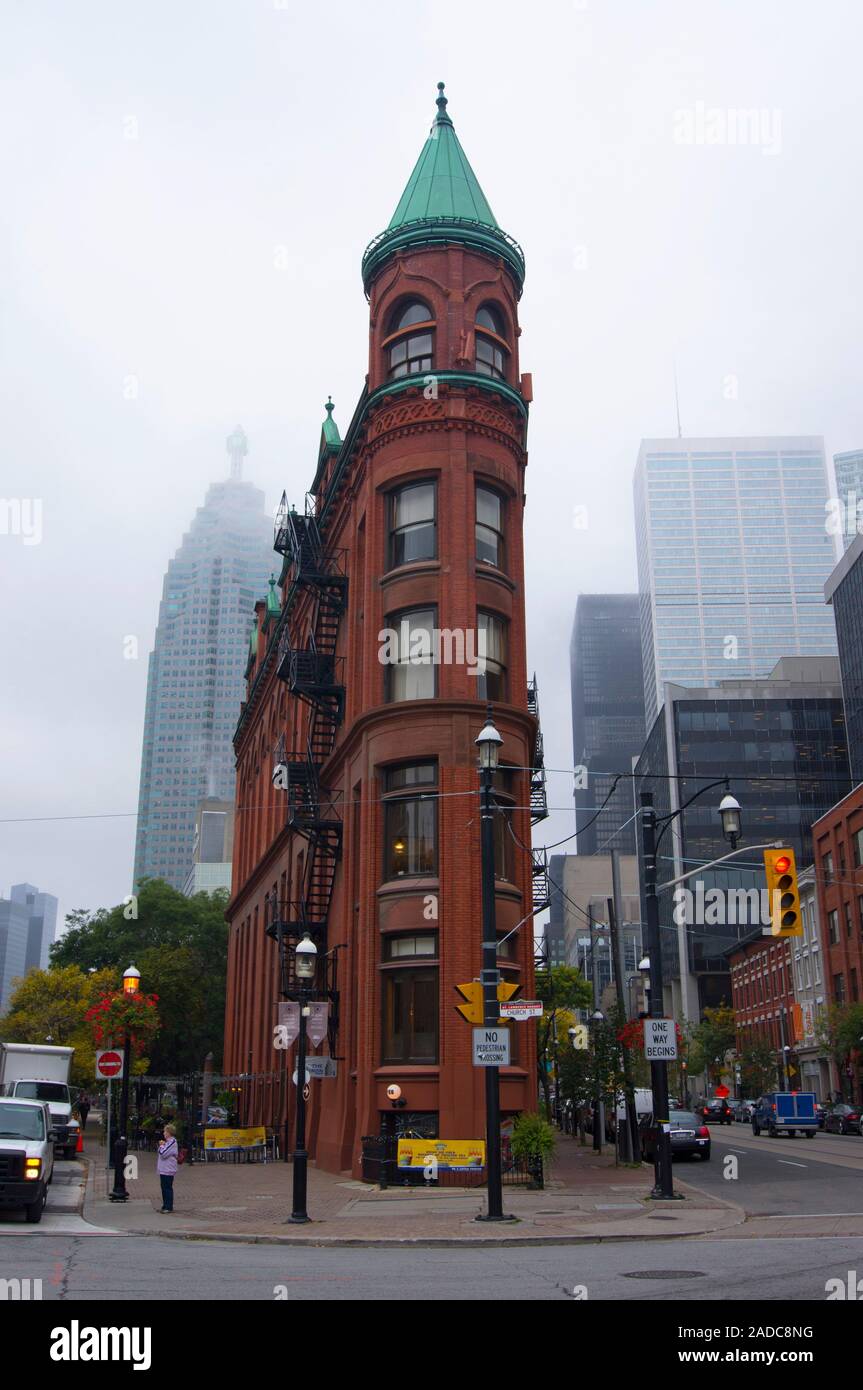 The 1892 Gooderham Building viewed from the junction of Front Street ...