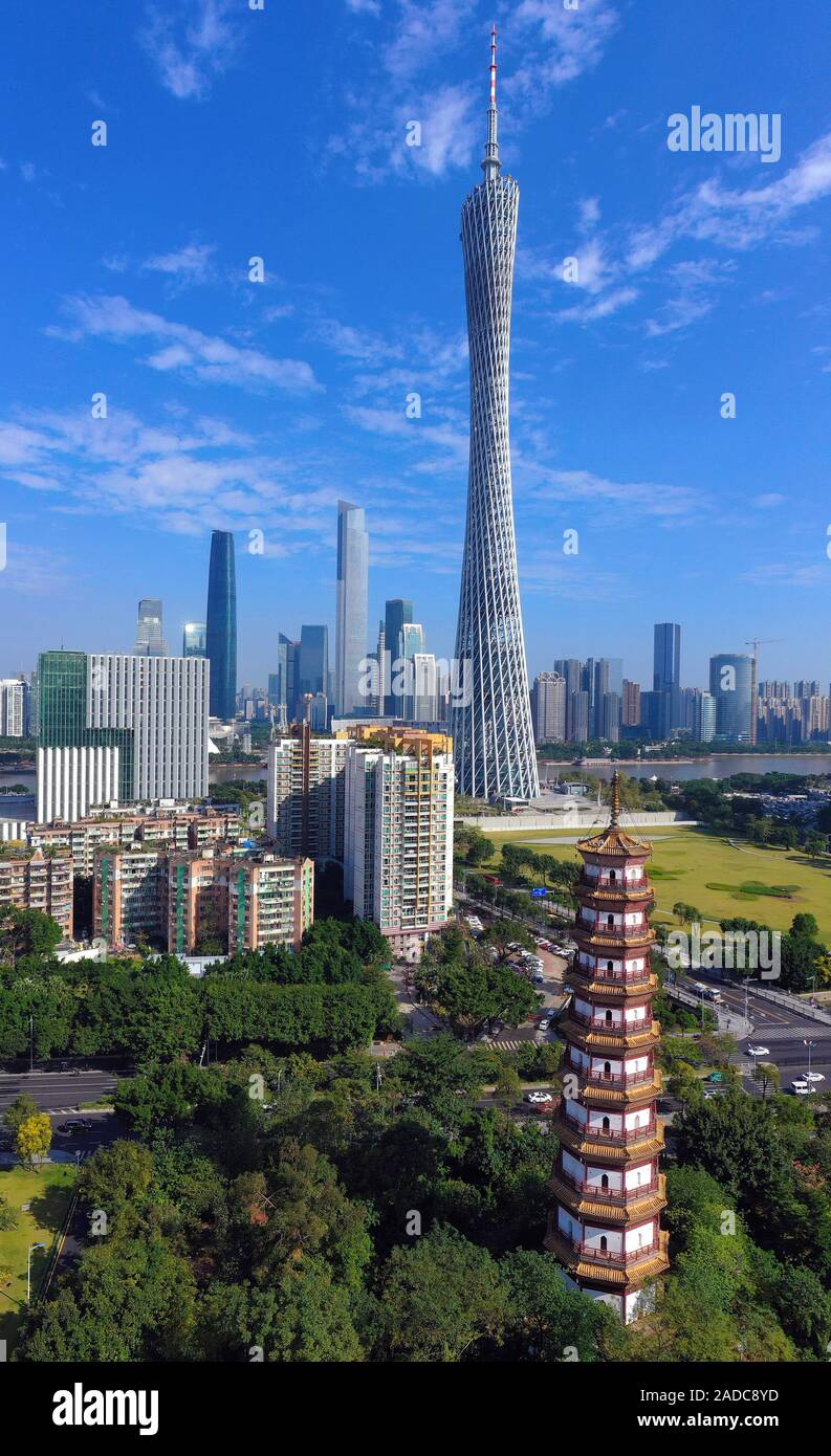 Guangzhou city, guangdong province, building scenery Stock Photo - Alamy