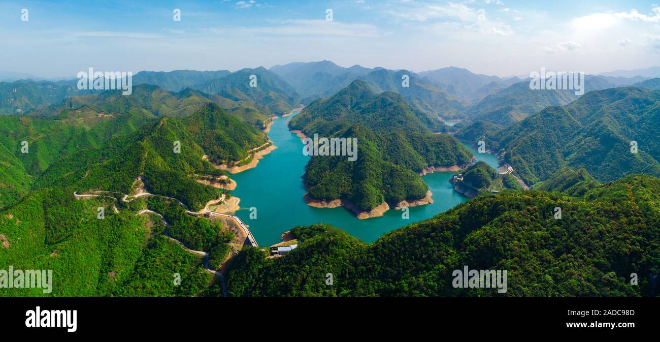 Taizhou city, zhejiang province tiantai county township stream stream ...