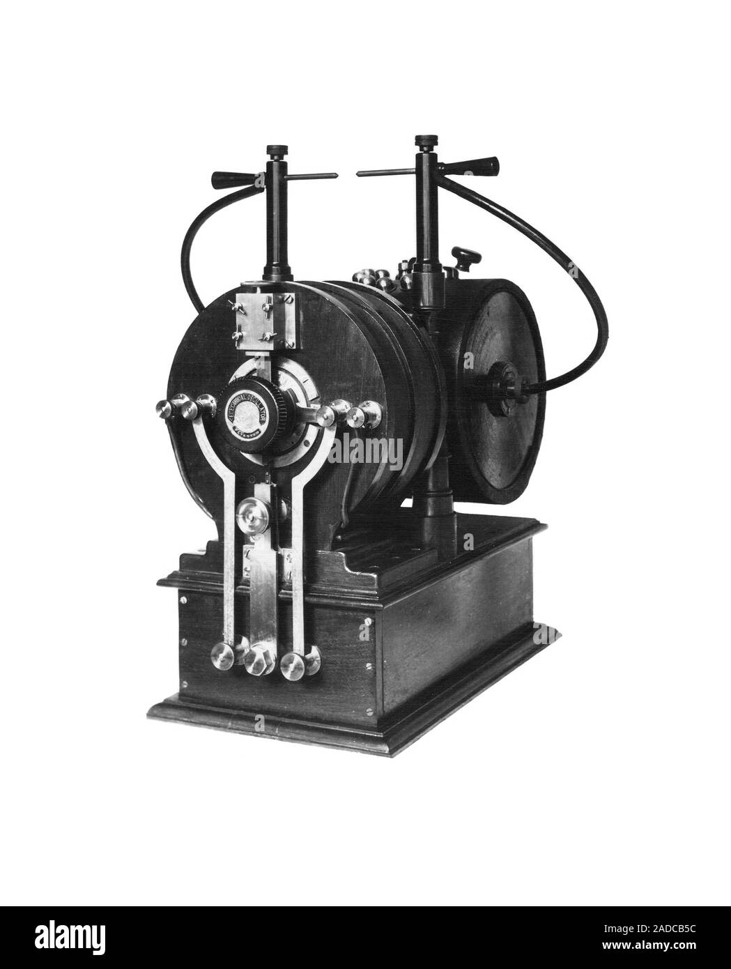 Tesla transformer used in wireless experiments. This device was ...