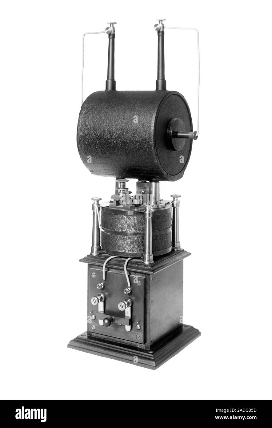 Tesla oscillator and transformer. The transformer is detachable for ...