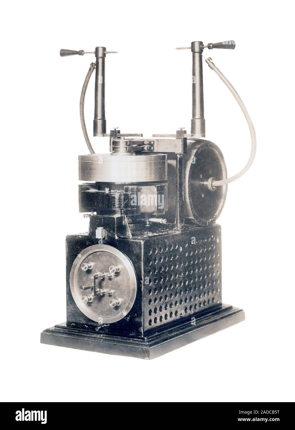 Tesla mercury-controlled transformer. Large Tesla transformer with ...