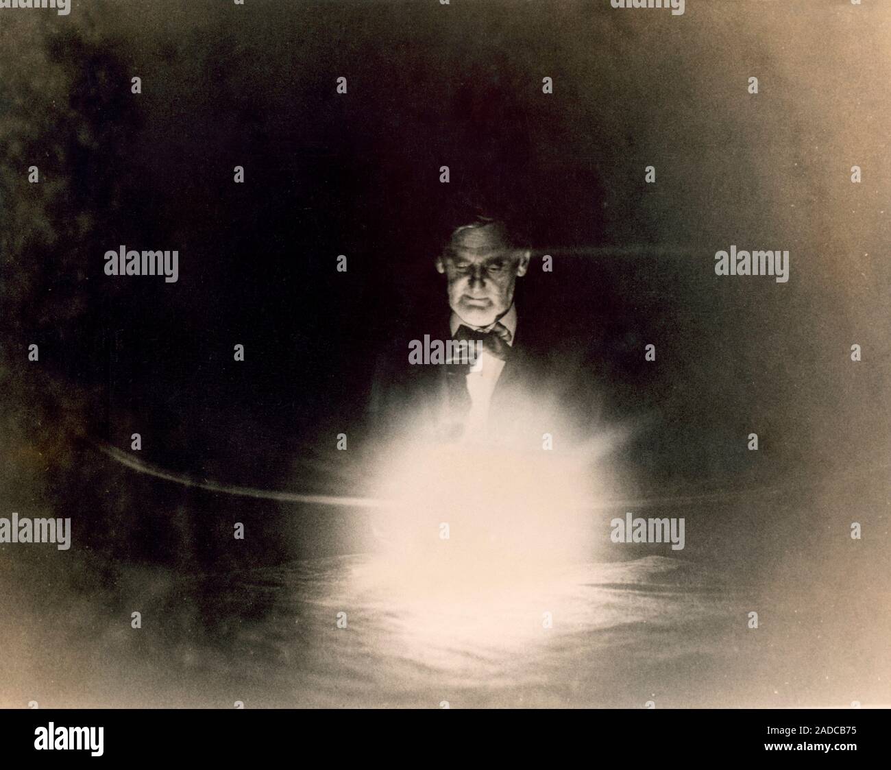 Joseph Jefferson in Tesla's laboratory. US actor Joseph Jefferson (1829 ...