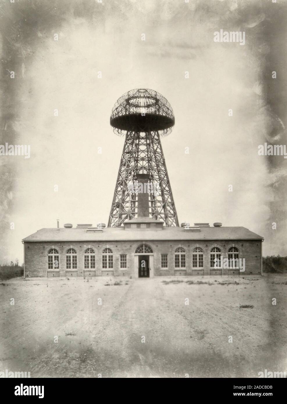 Tesla's Wardenclyffe Tower laboratory. The Wardenclyffe Tower was built ...