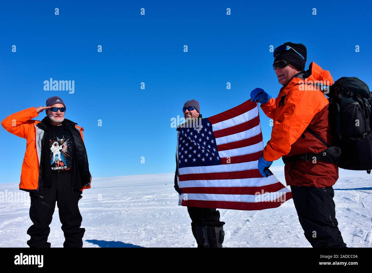Buzz Aldrin in Antarctica. Retired US astronaut, and second man on the ...