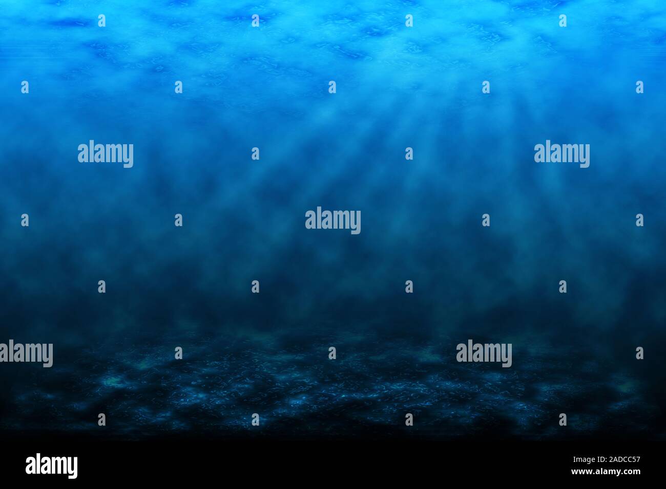 Deep blue calm underwater background Stock Photo - Alamy