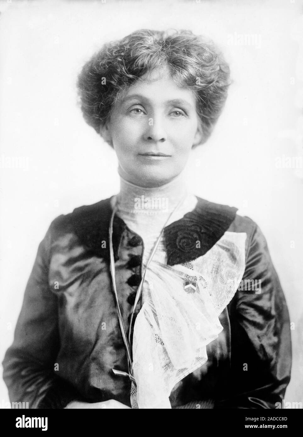 Emmeline Pankhurst (1858-1928), British political activist and leader ...