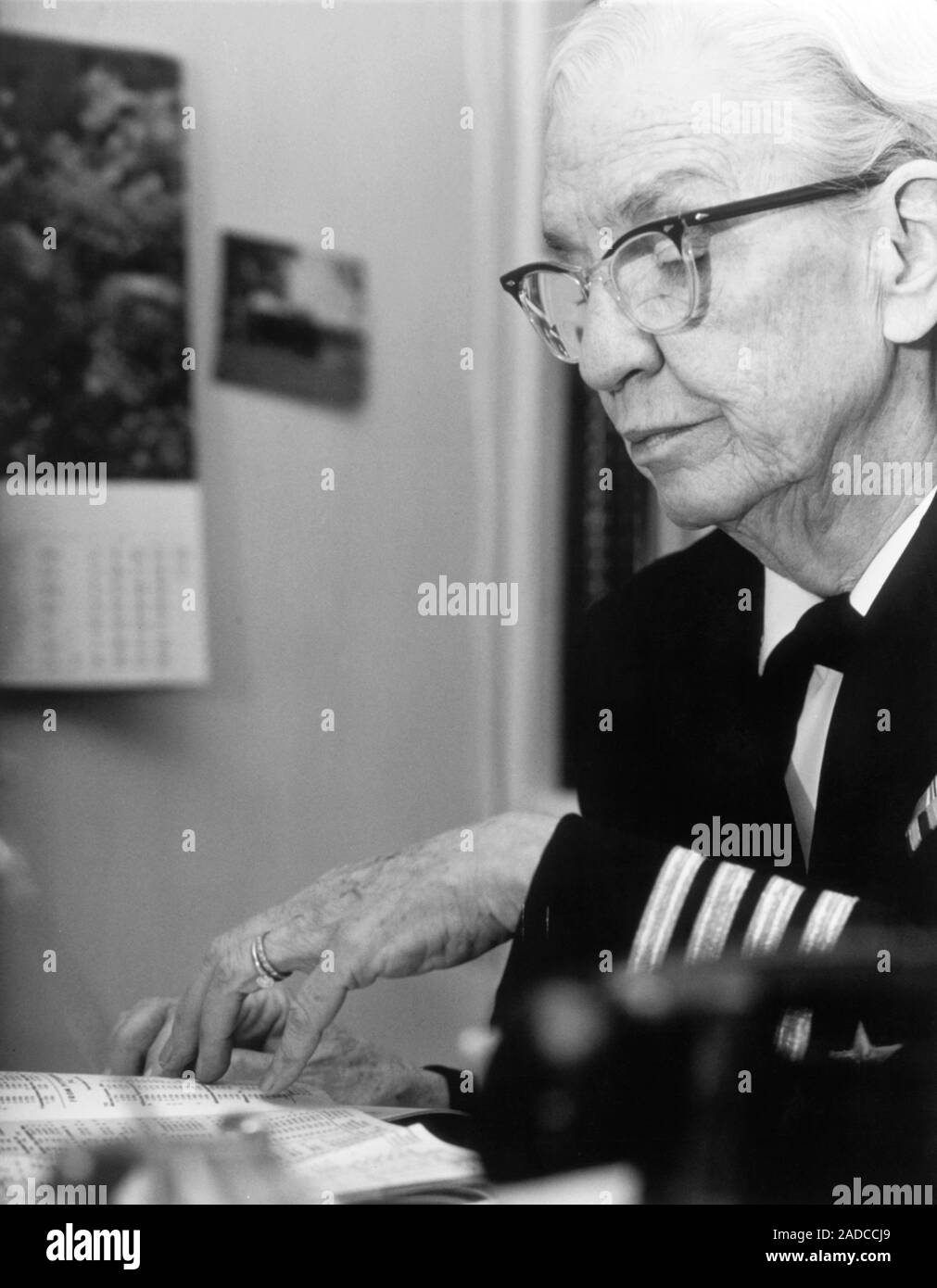 Grace Murray Hopper (1906-1992), American computer scientist and US ...