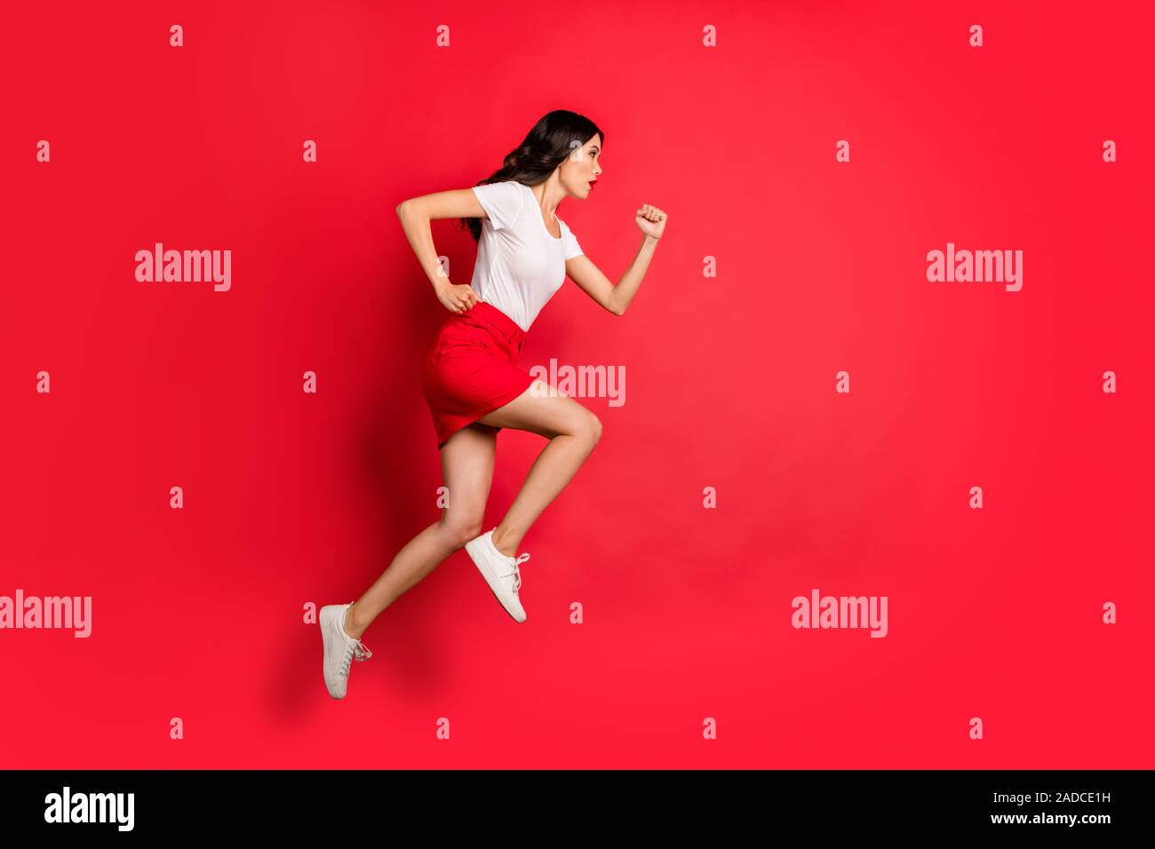 Red haired slim thin girl hi-res stock photography and images - Alamy