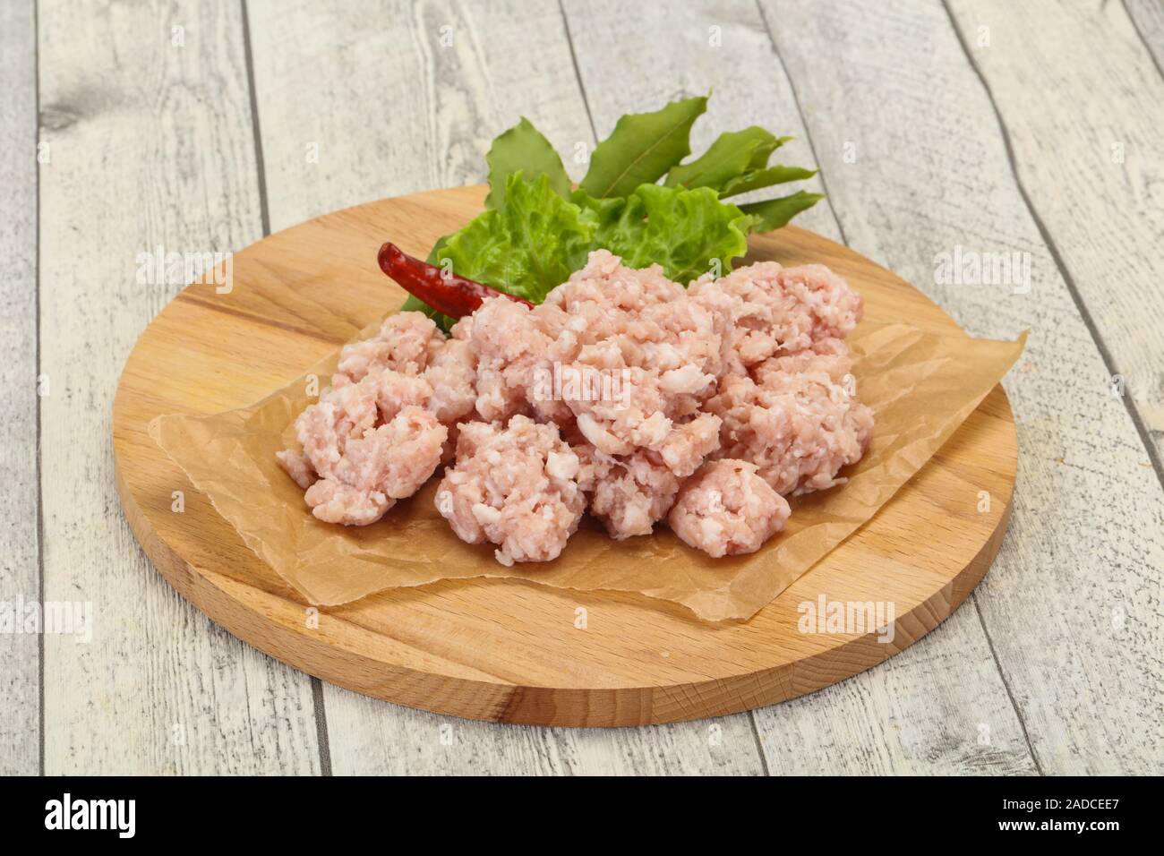 Homemade pork minced meat ready for cooking Stock Photo - Alamy