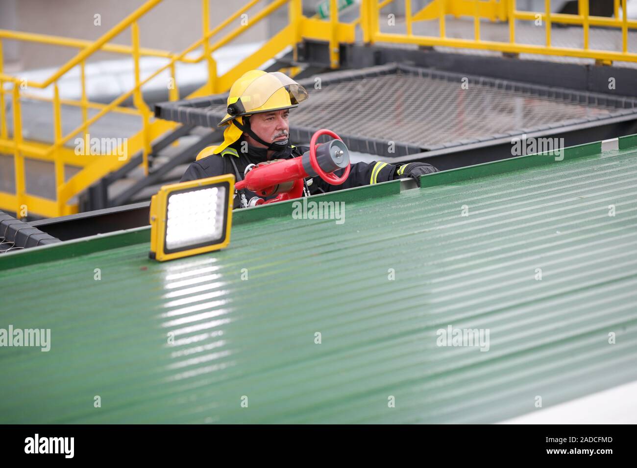 Helipad Fire Suppression System