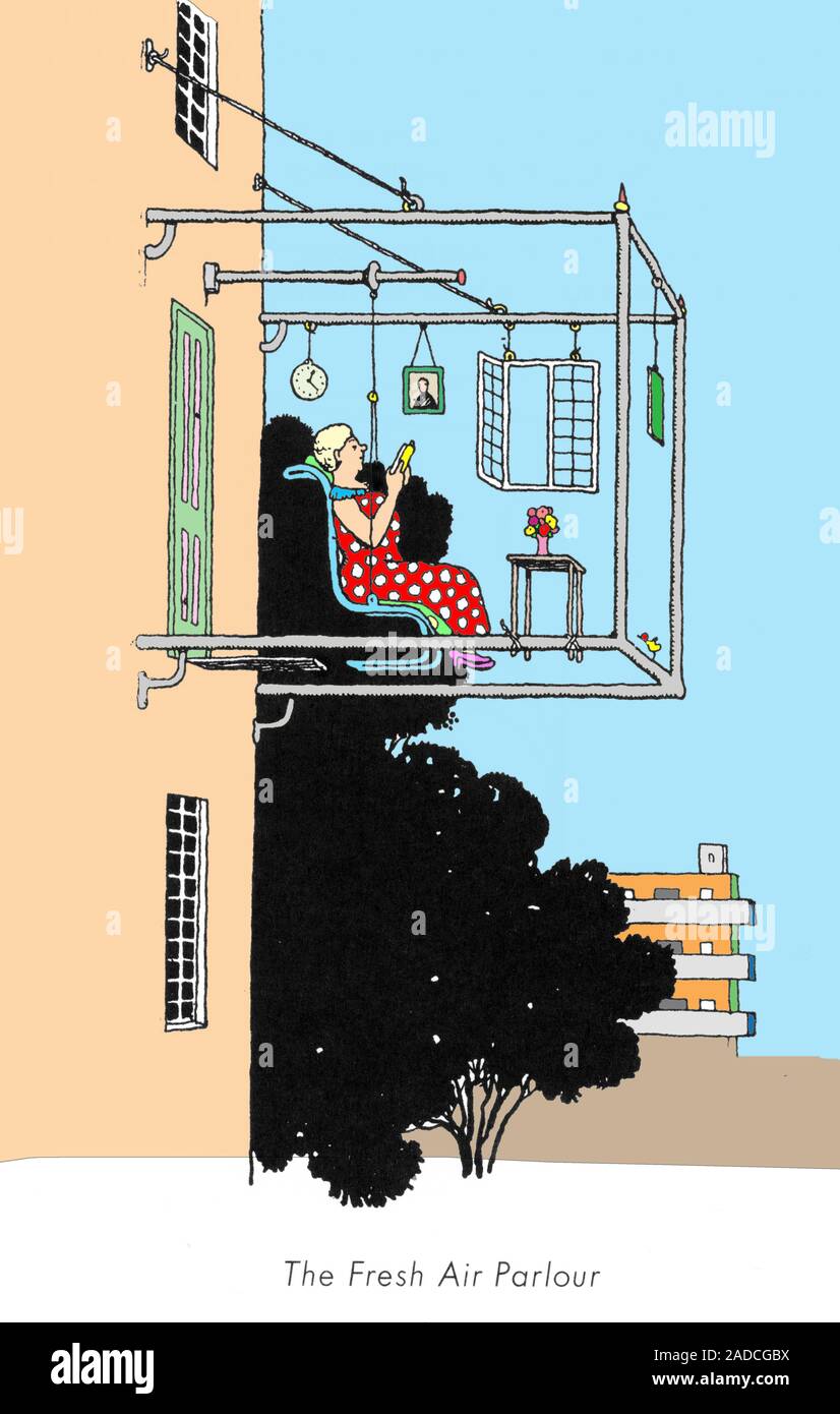 Coloured cartoon by the English cartoonist and illustrator William ...